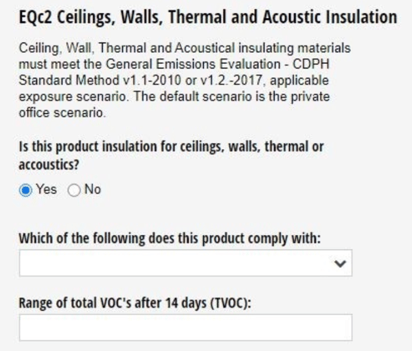 Material Submittals LEED